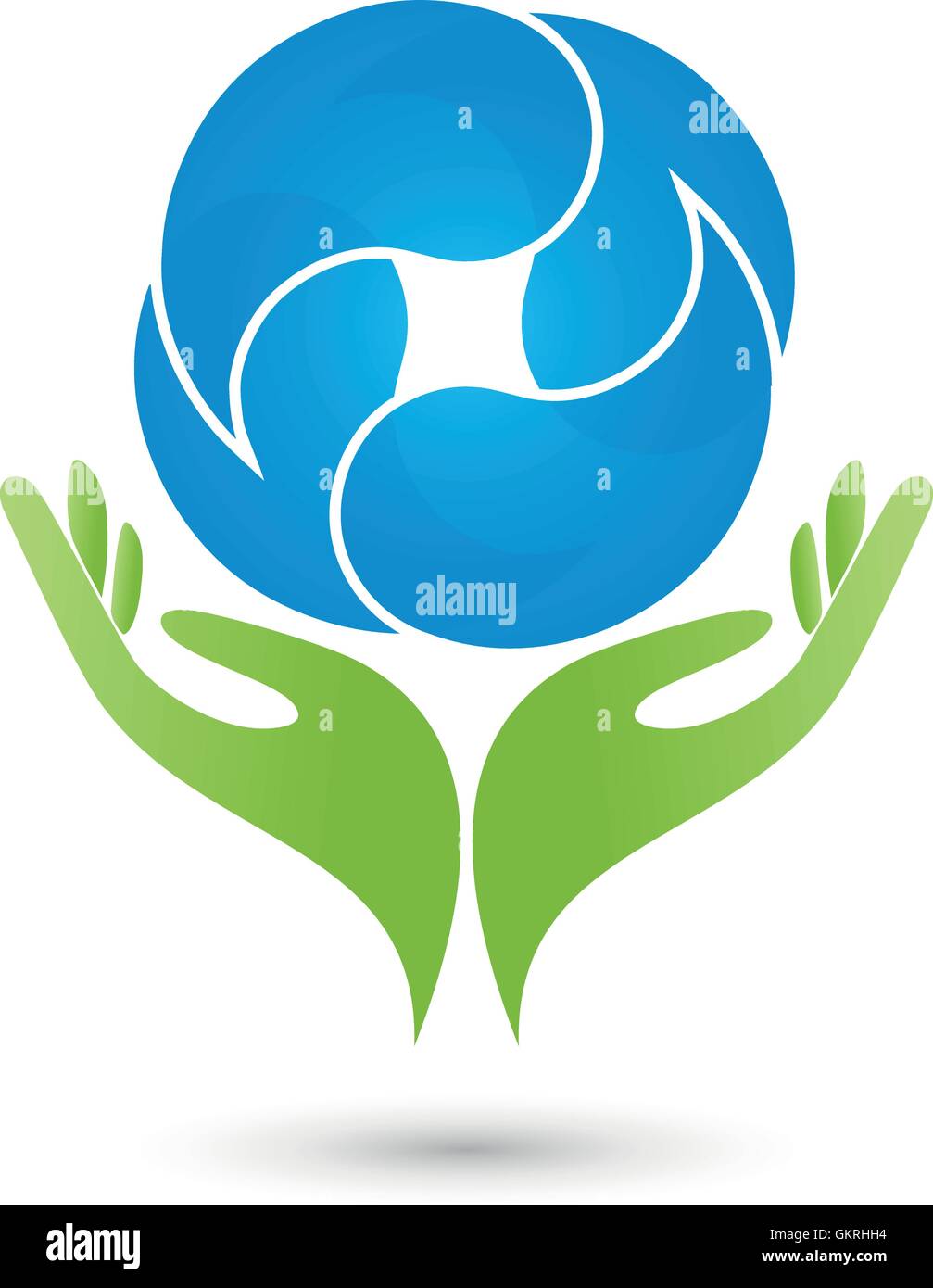 four drops logo,water,hands Stock Vector Image & Art - Alamy