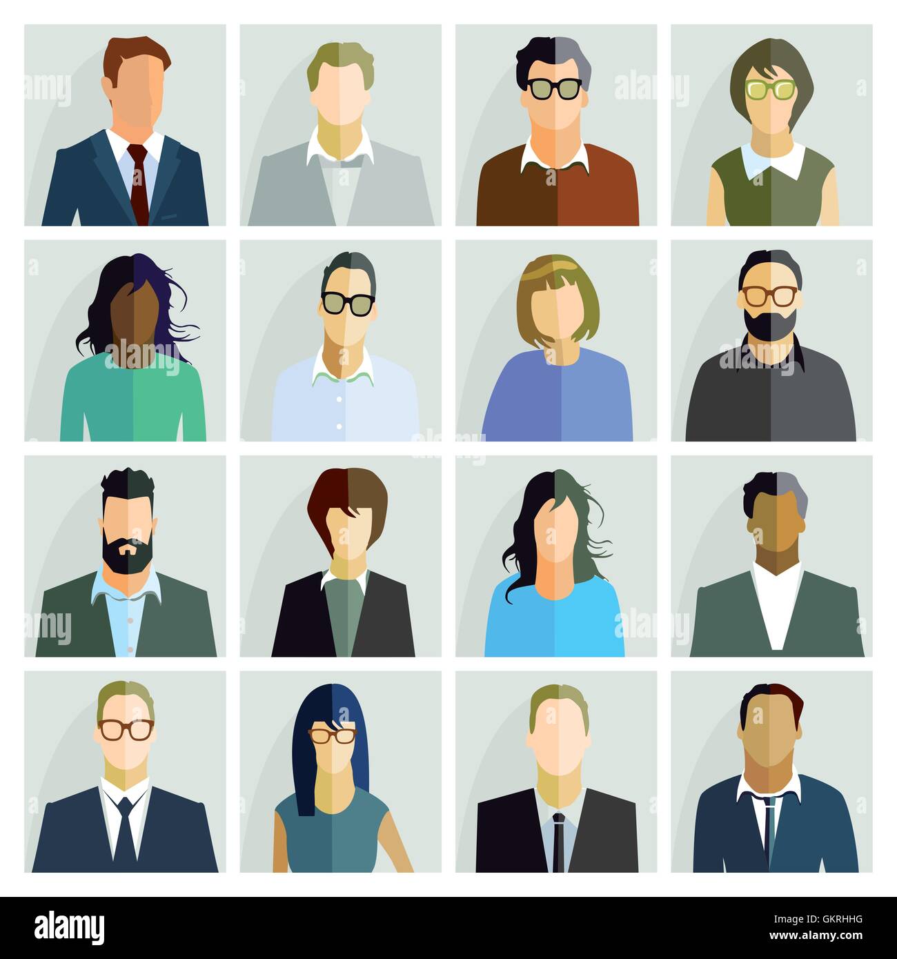 Copy portrait family group Stock Vector Images - Alamy