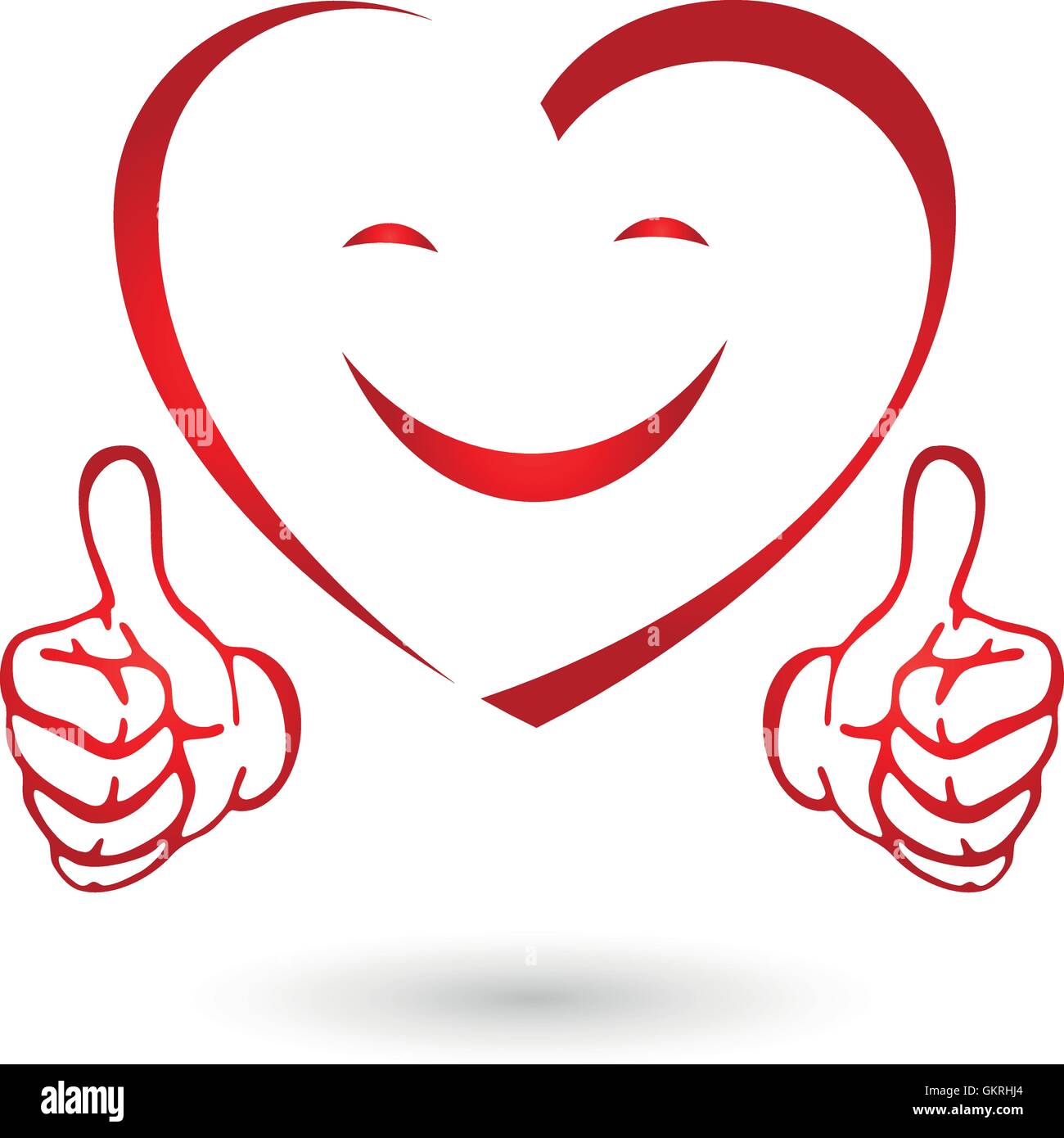 heart with hands,heart,smile,logo Stock Vector Image & Art - Alamy