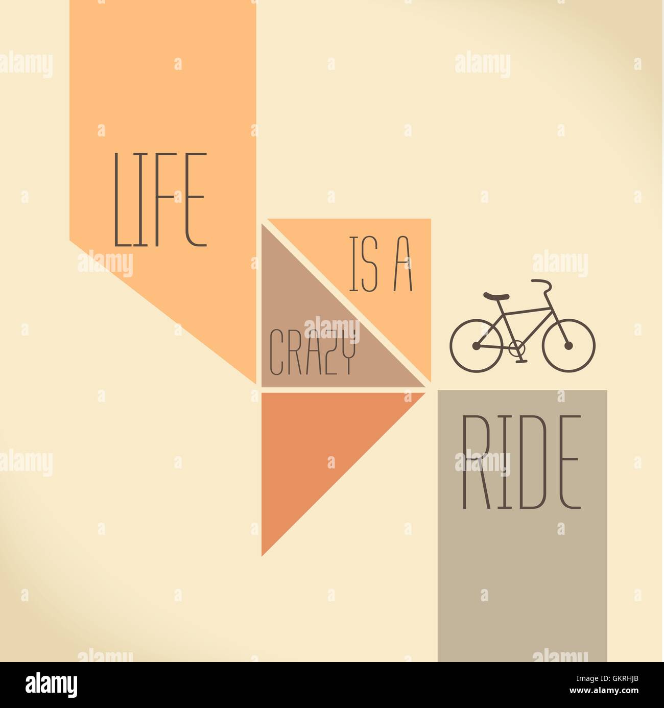 Crazy life Stock Vector Images - Alamy