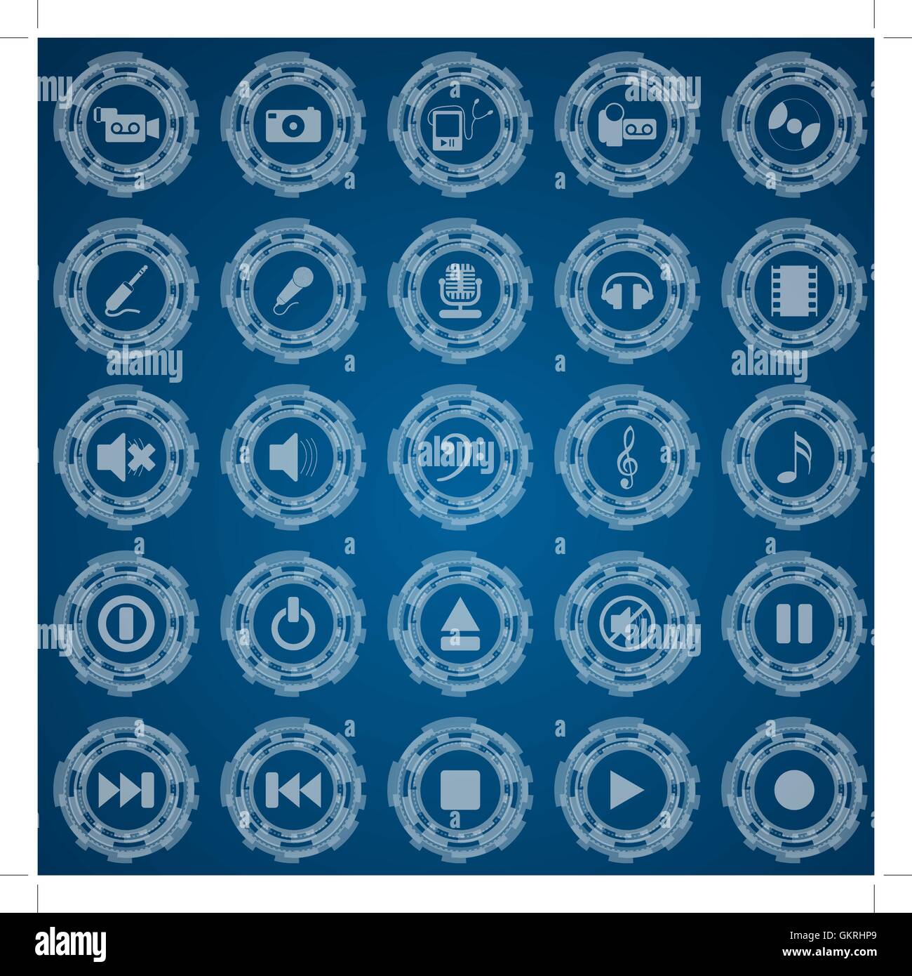 Audio connectivity Stock Vector Images - Alamy