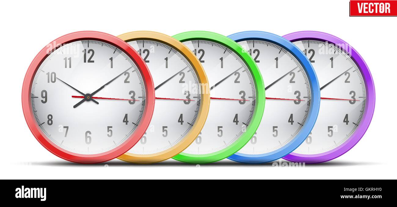 Clockface time timepiece Stock Vector Images - Alamy