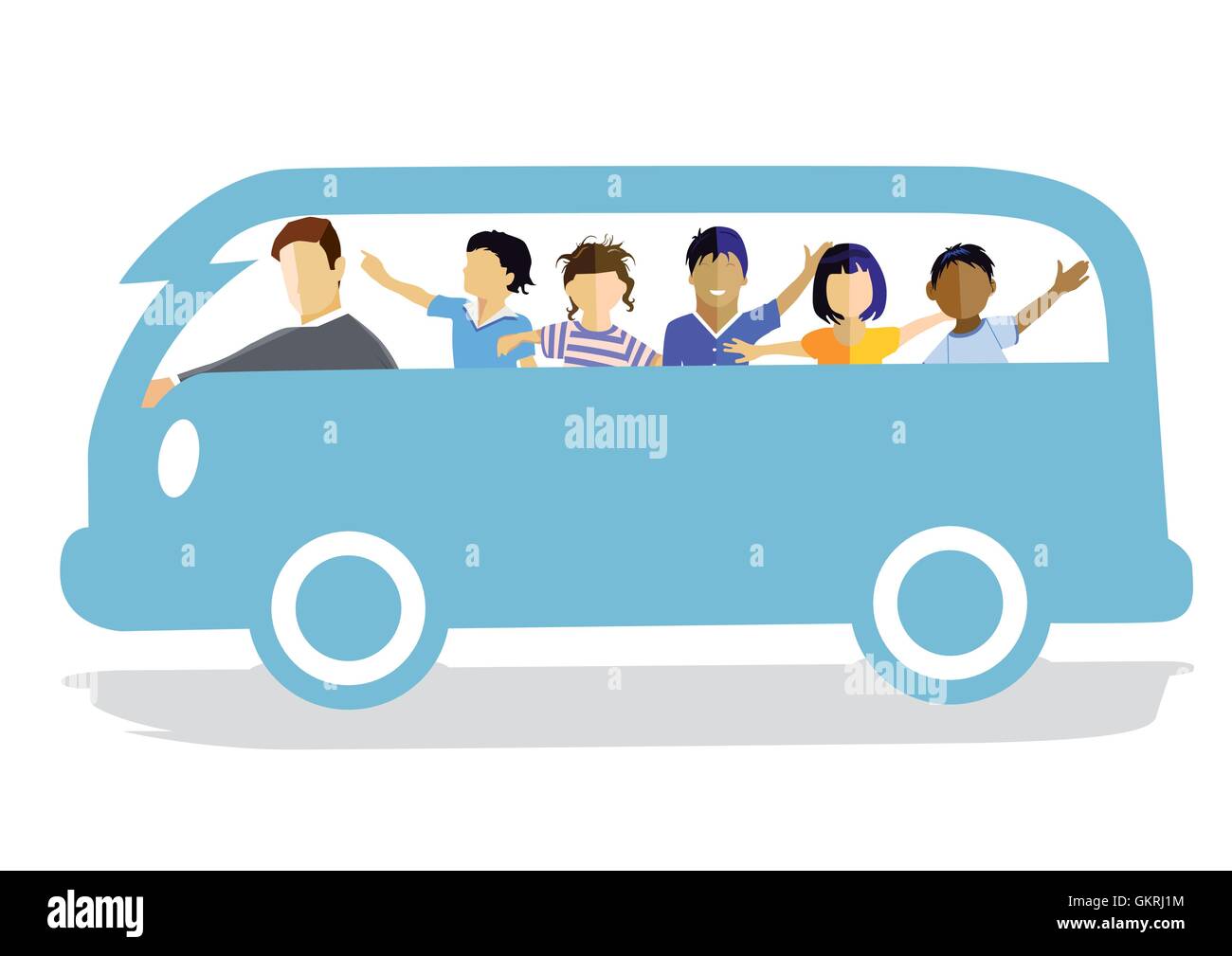Coach trip children hi-res stock photography and images - Alamy