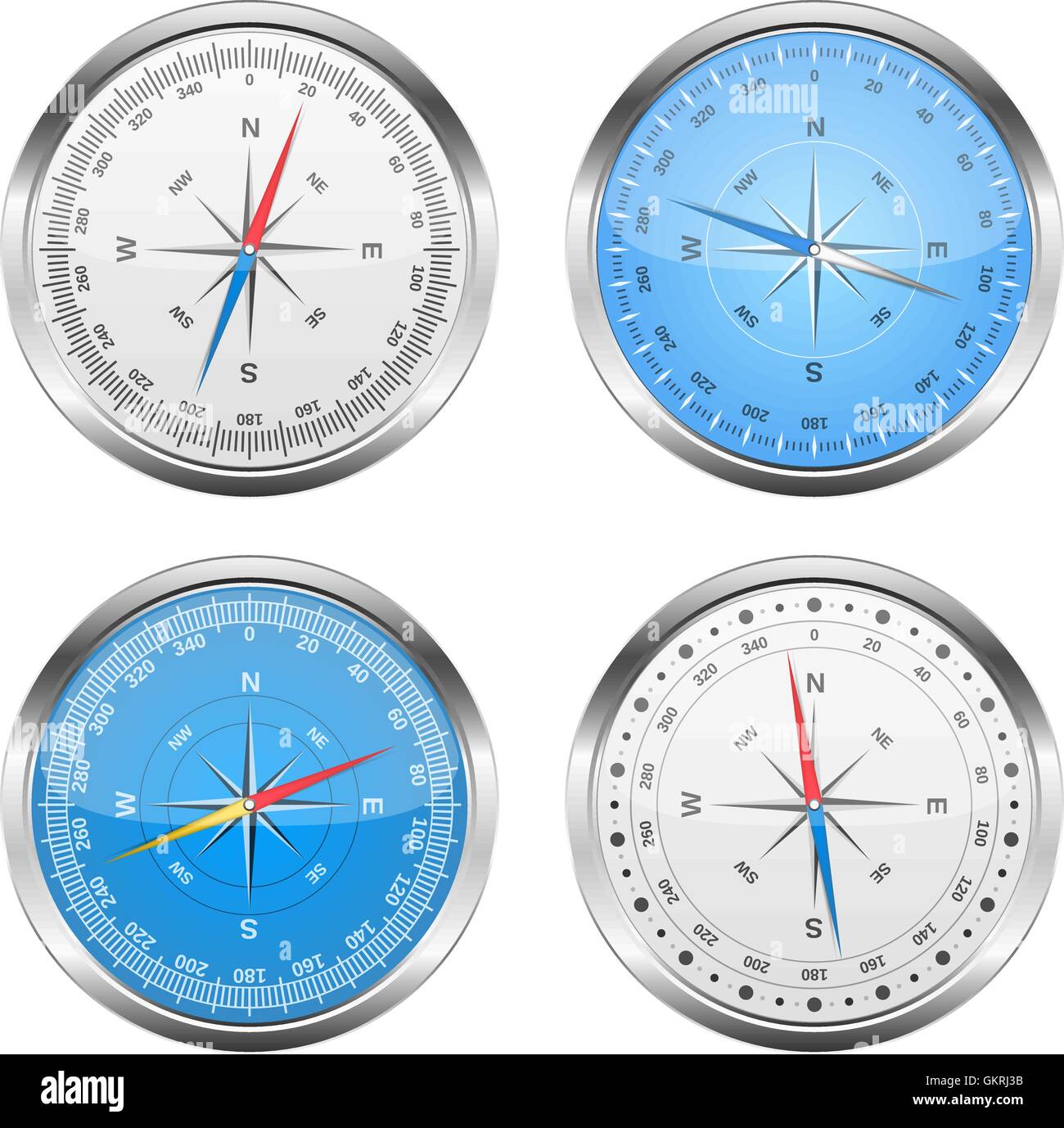 Antique map and compasses Stock Vector Images - Alamy