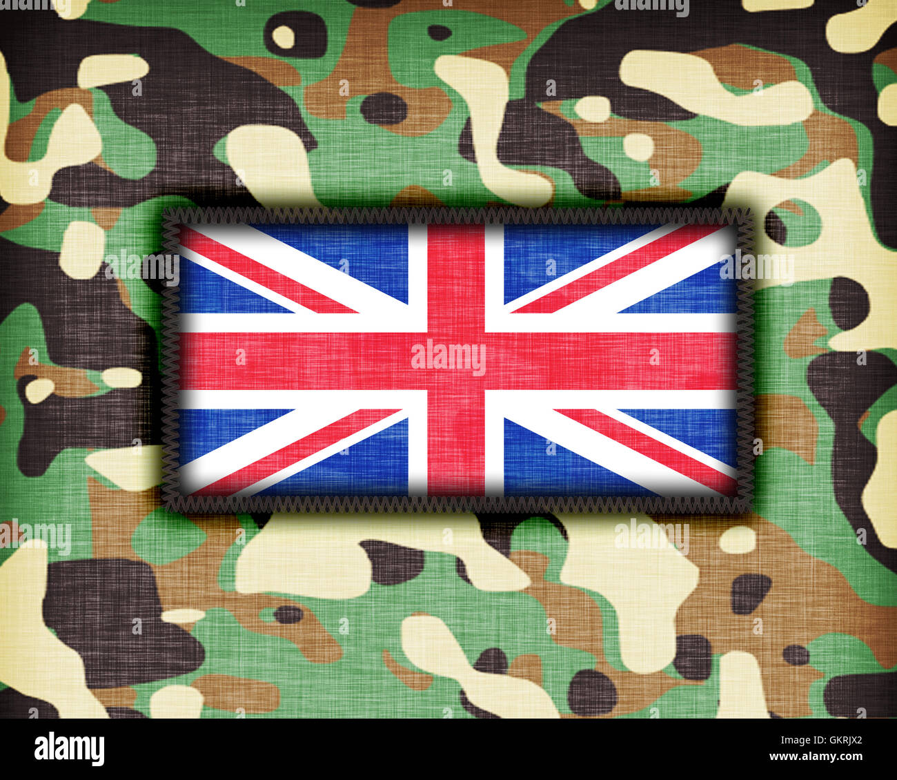 Amy camouflage uniform, UK Stock Photo - Alamy