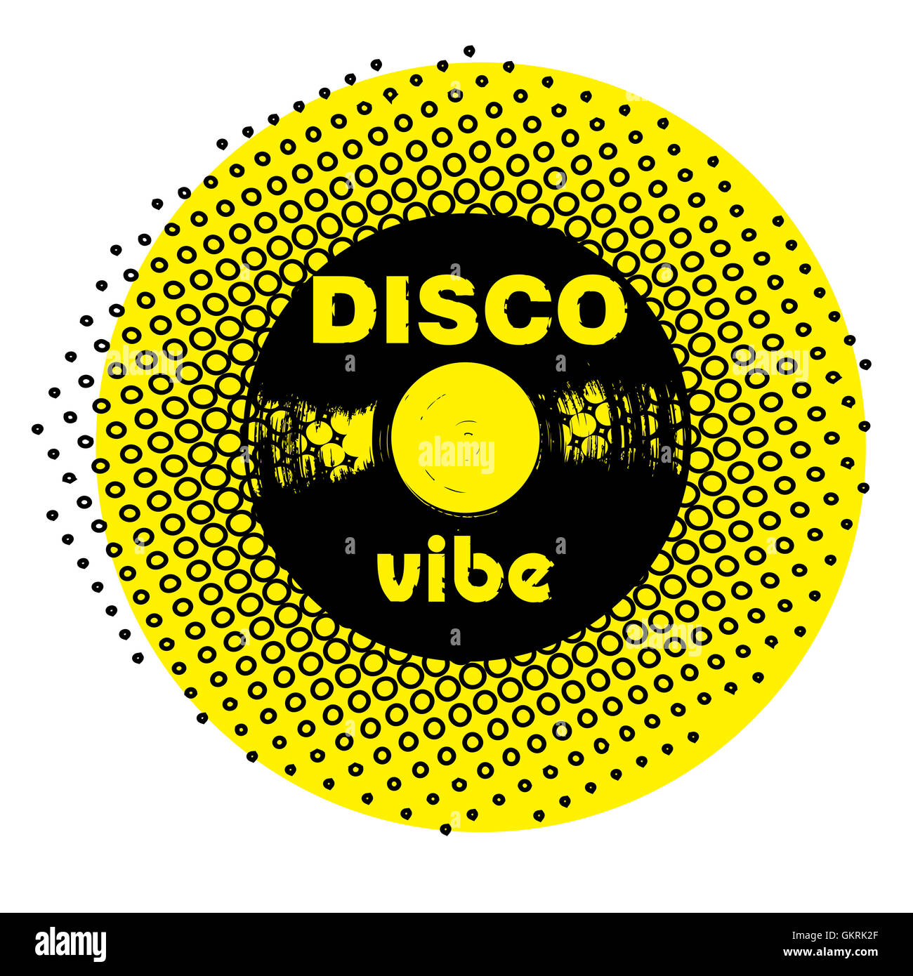 disco vibe stamp Stock Photo - Alamy
