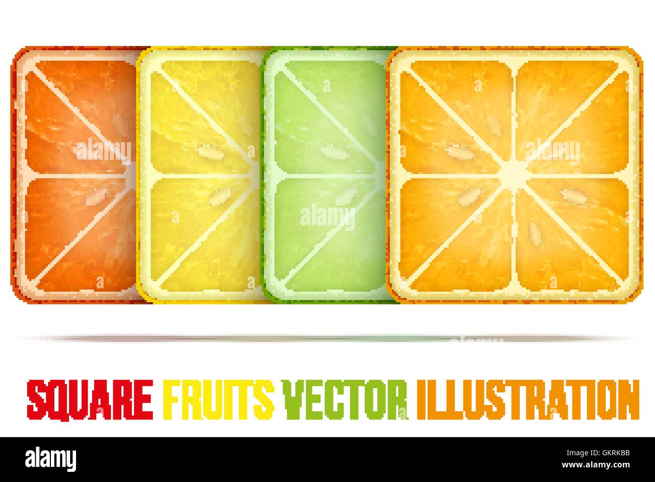 Citrus fruit stack Stock Vector Images - Alamy