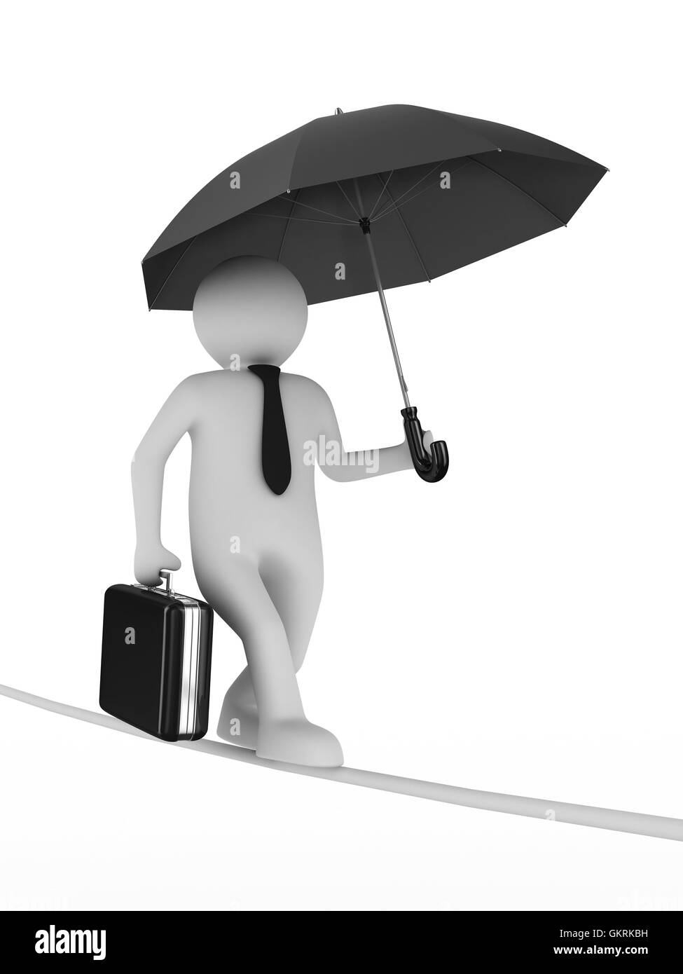 Confidence balance Black and White Stock Photos & Images - Alamy