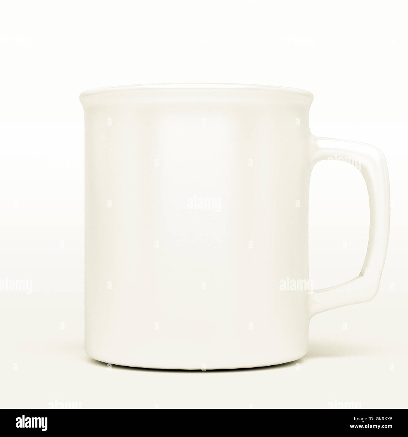 white coffee mug Stock Photo - Alamy