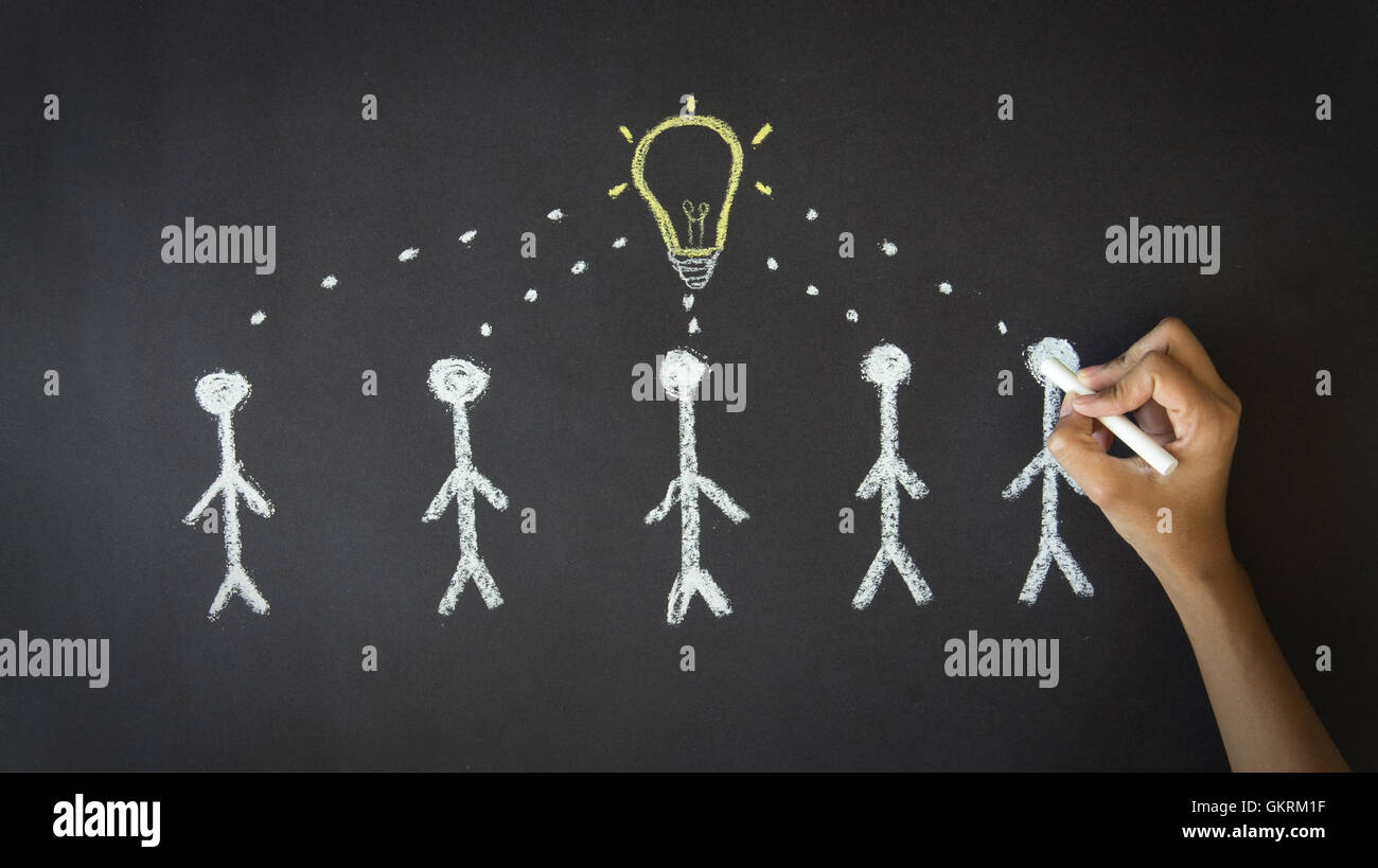 Many Ideas Stock Photo - Alamy