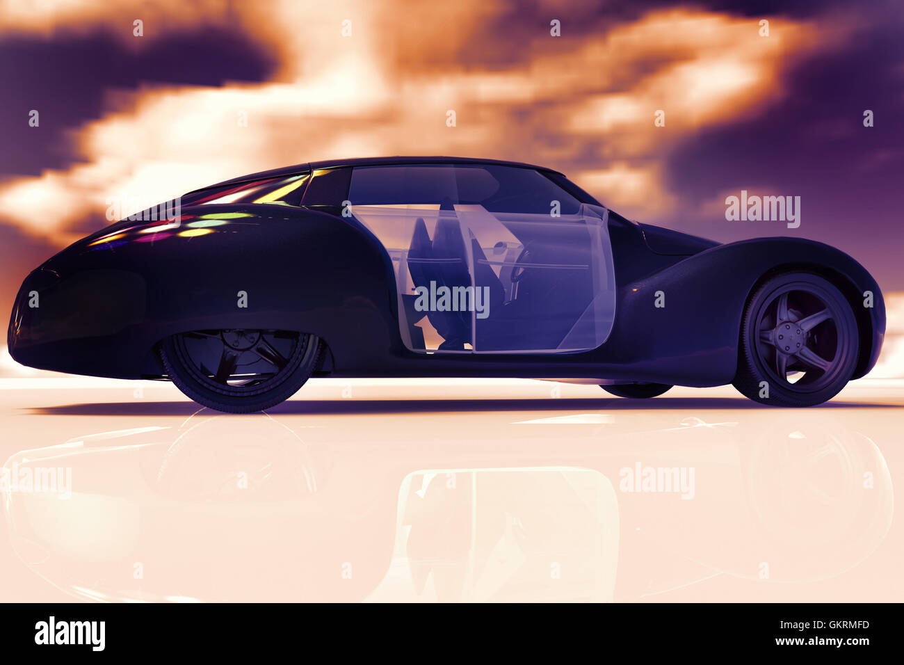 Generic model of car Stock Photo - Alamy