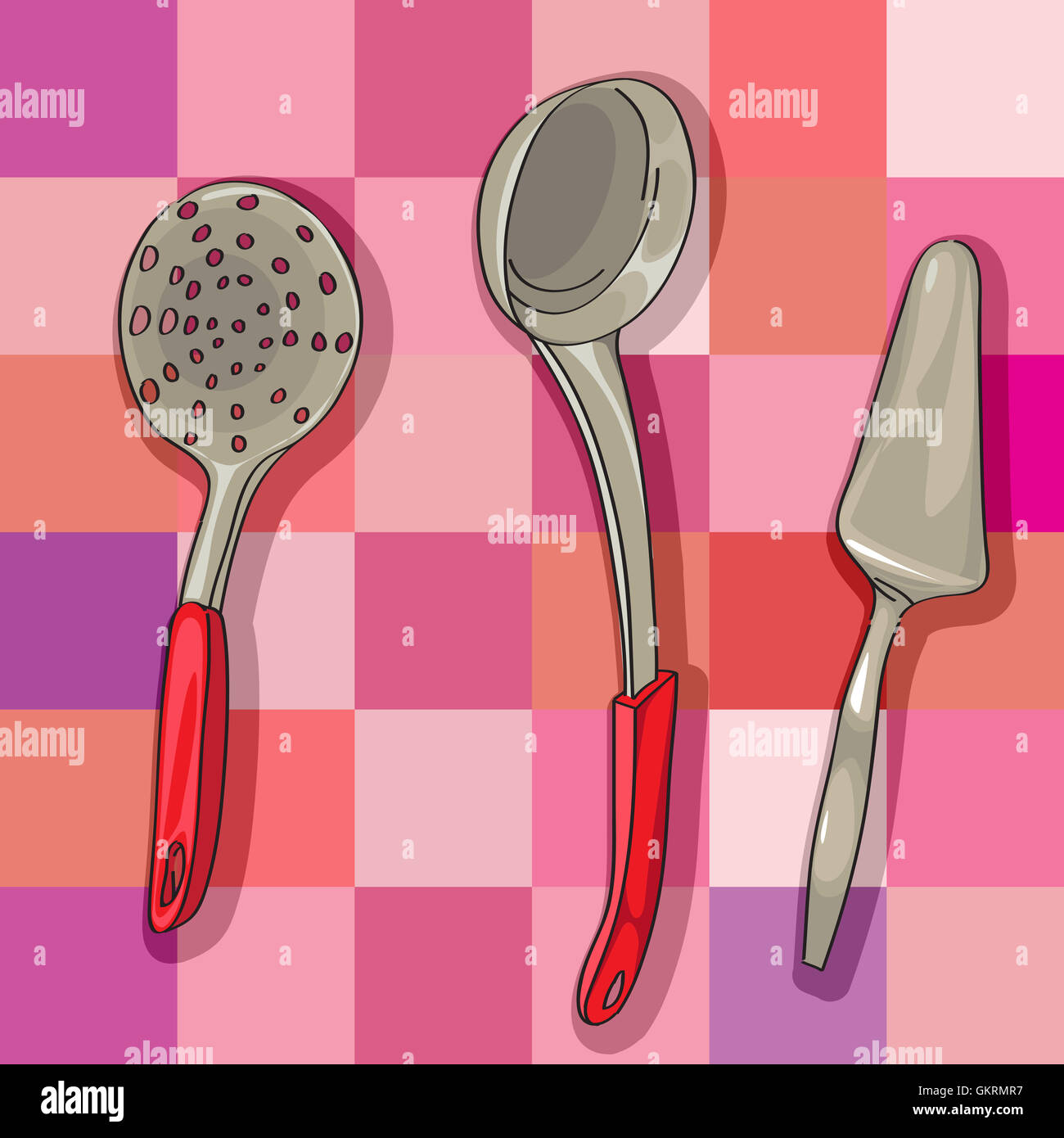 Kitchen menu cartoon hi-res stock photography and images - Alamy