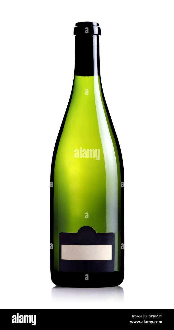 white wine bottle Stock Photo - Alamy