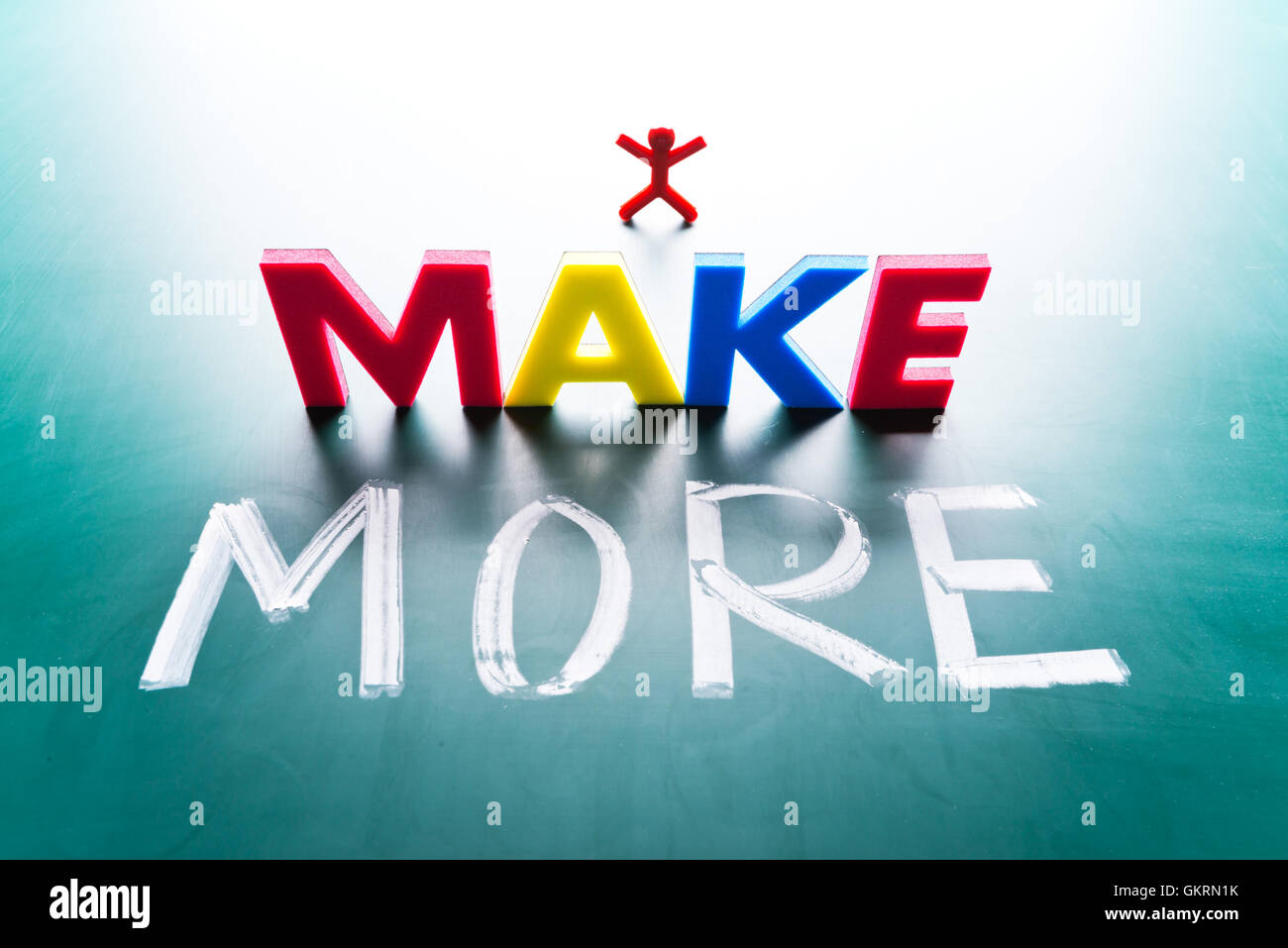 I make more concept Stock Photo - Alamy