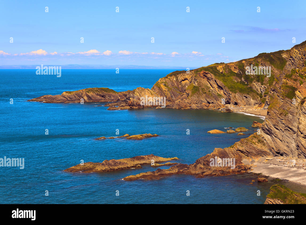 The Devon Coast next to Hele Bay, Ilfracombe Stock Photo - Alamy