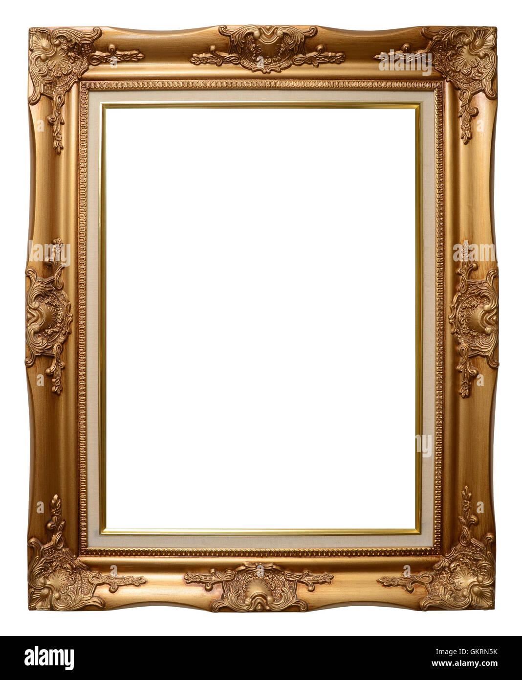 Old style gold frame hi-res stock photography and images - Alamy