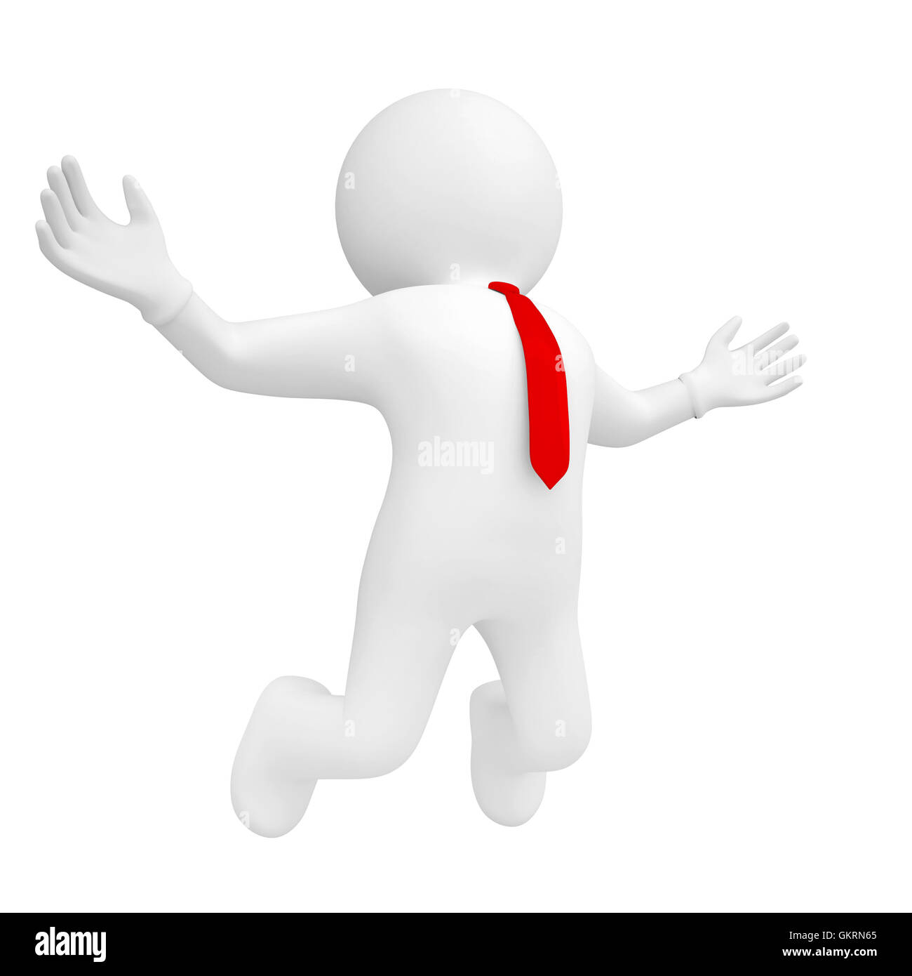 3d man jumping up Stock Photo - Alamy