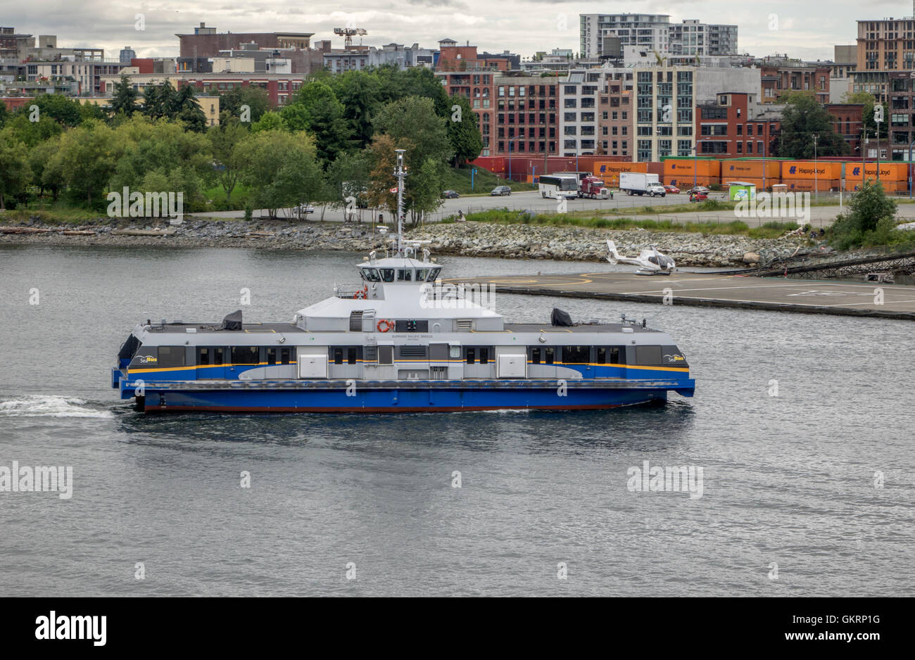 Vancouver sea bus canada bc boat hi-res stock photography and images ...