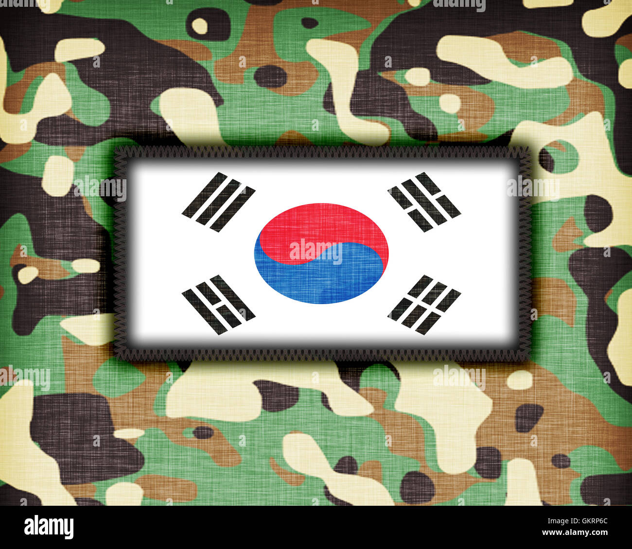 Amy camouflage uniform, South Korea Stock Photo - Alamy