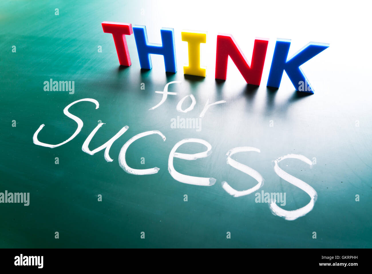 Think for success concept Stock Photo - Alamy