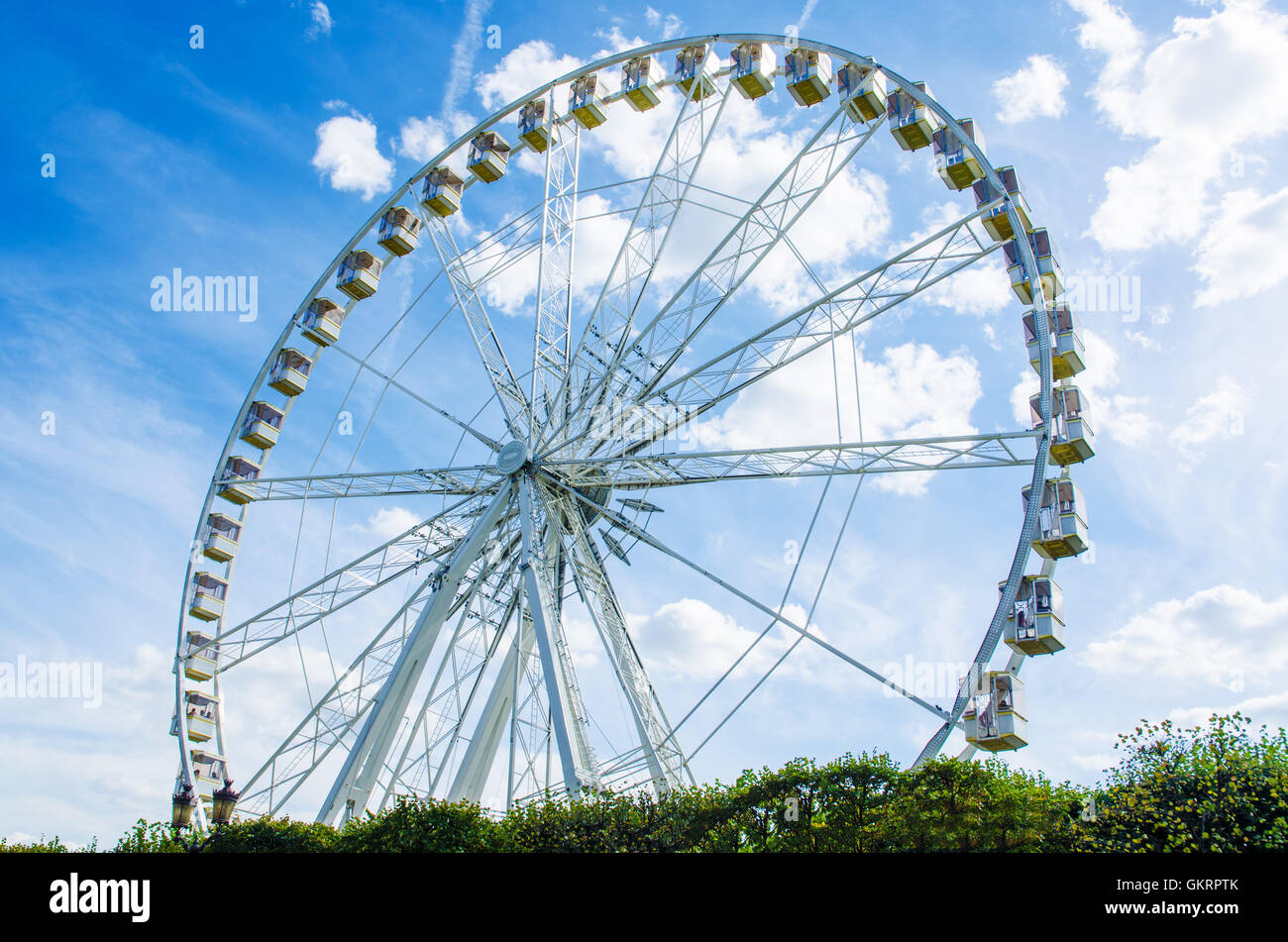 Ferris wheel in entertainment center Stock Photo - Alamy