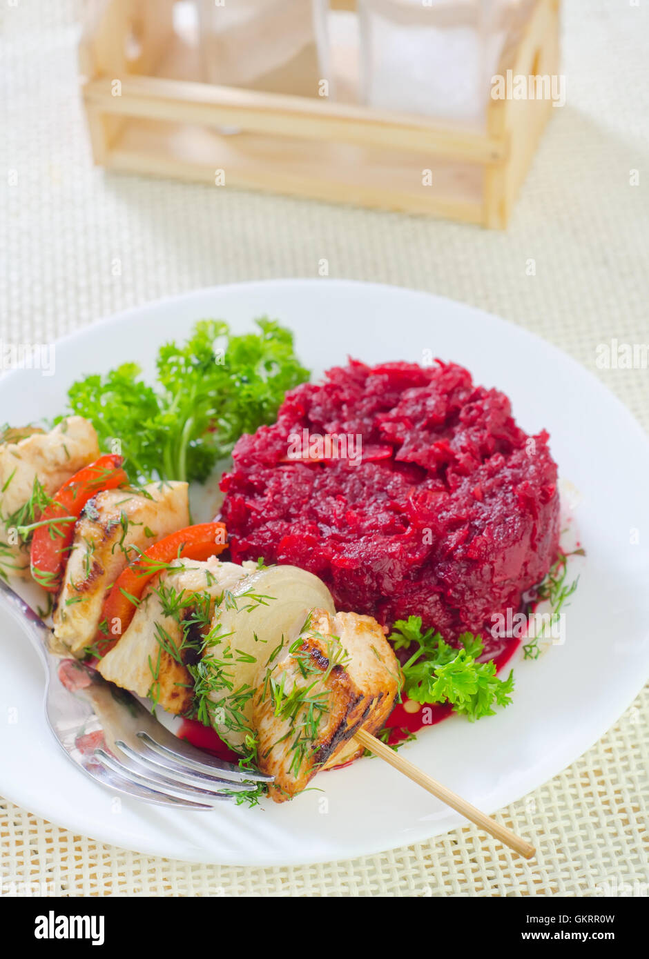 Maroon chicken hi-res stock photography and images - Alamy