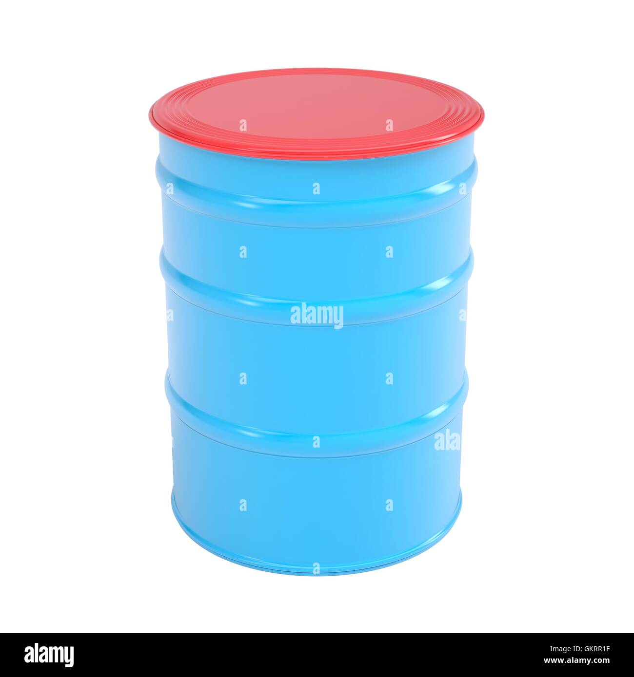 Blue barrels Cut Out Stock Images & Pictures - Alamy