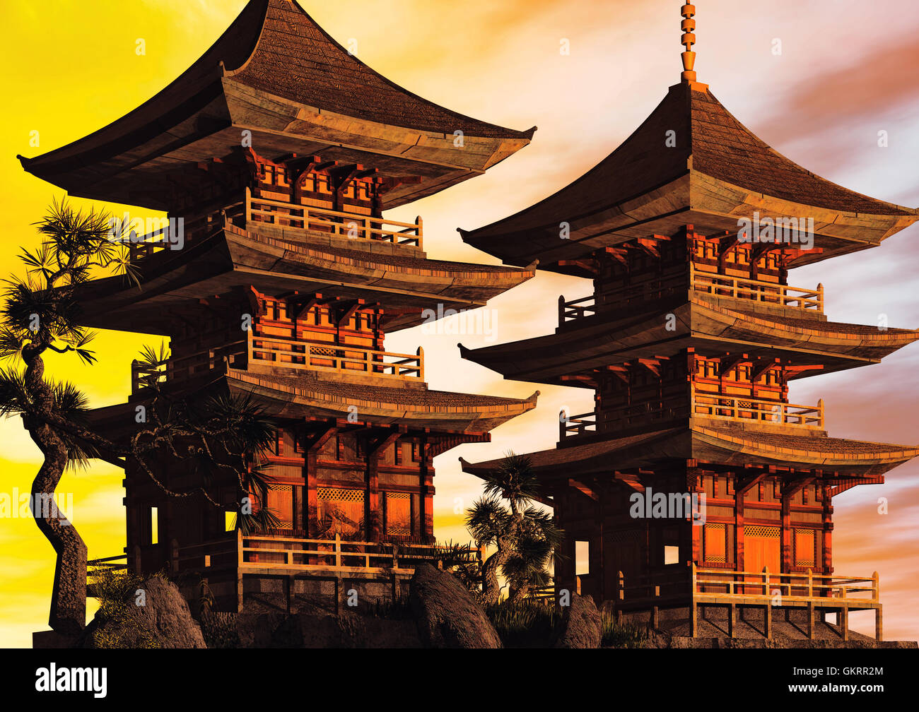Mahayana temple japan hi-res stock photography and images - Alamy