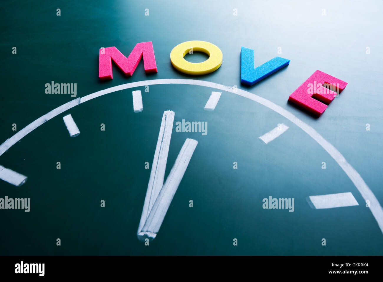 Time to move concept Stock Photo - Alamy