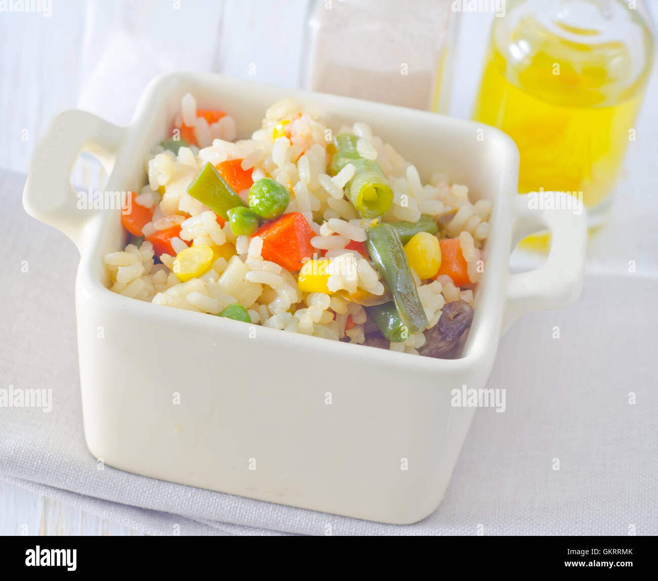 rice with vegetable Stock Photo - Alamy