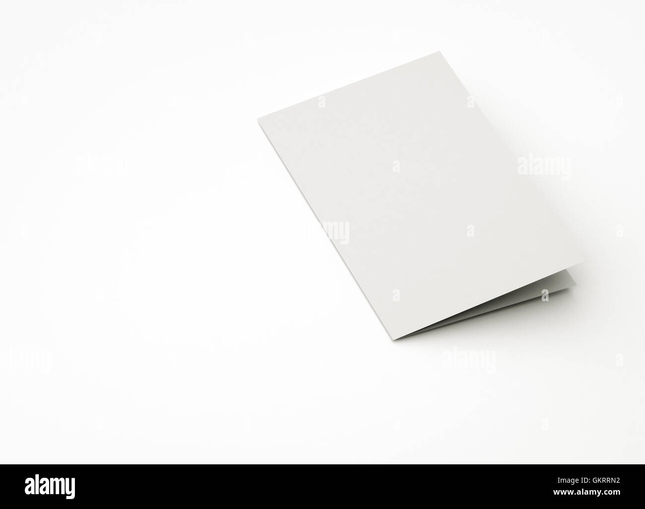 Blank card fold hi-res stock photography and images - Alamy
