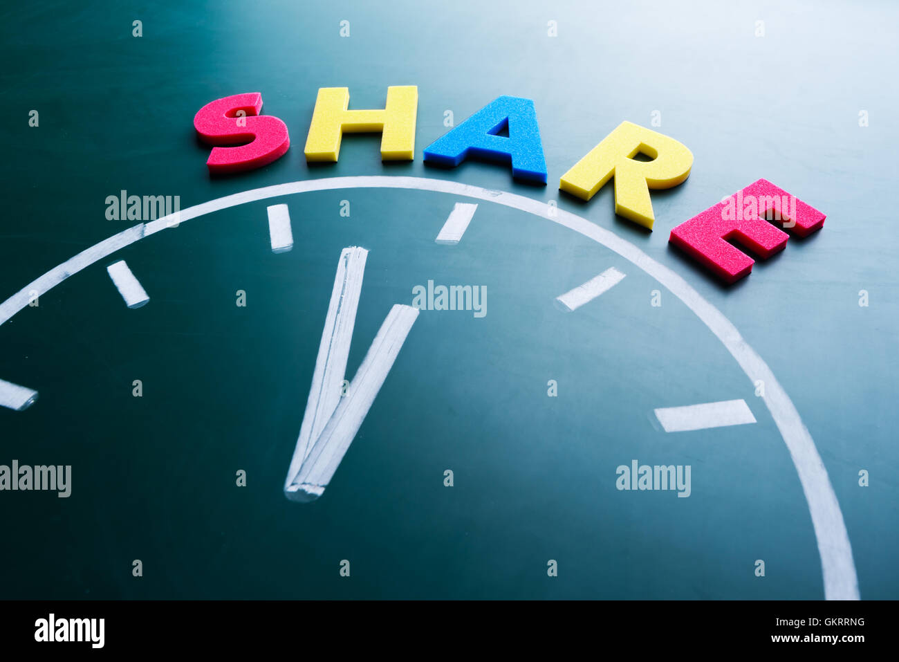 Time to share concept Stock Photo - Alamy