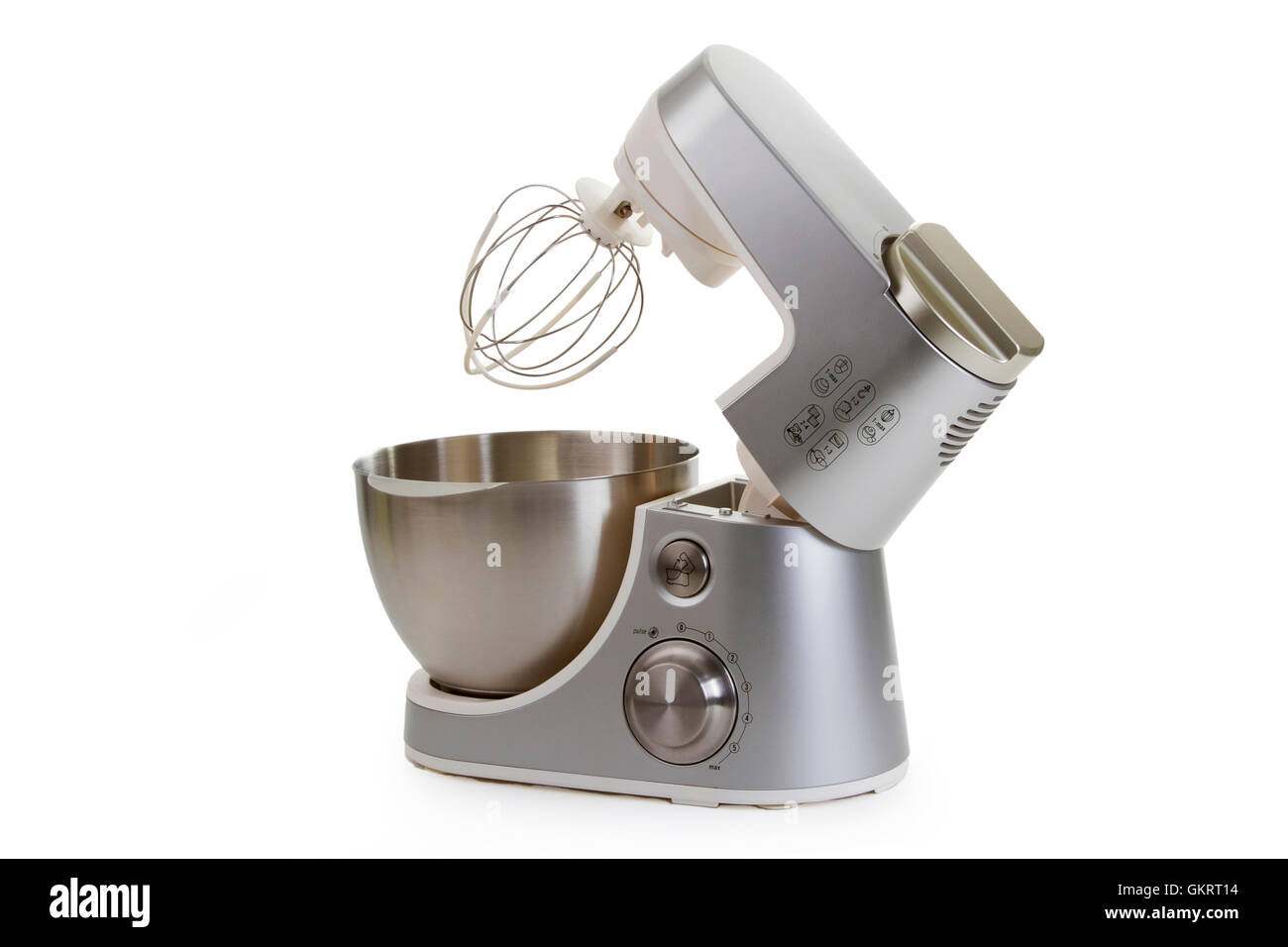 Kitchen machine isolated on white background Stock Photo - Alamy