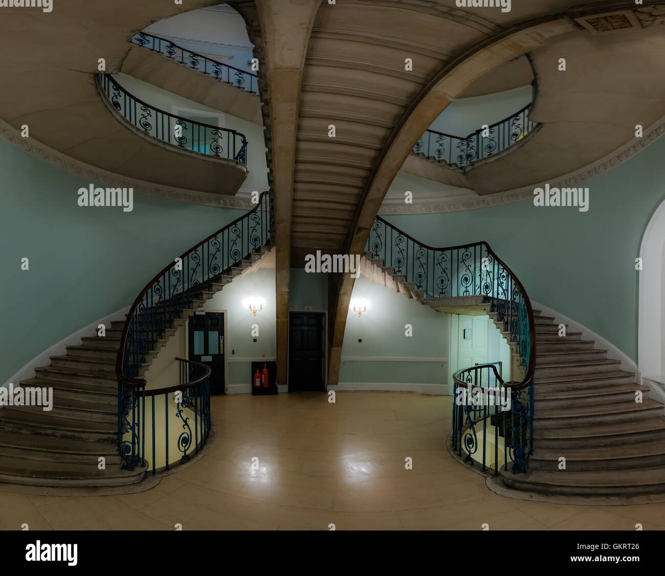 Spiral staircase monument london hi-res stock photography and images ...