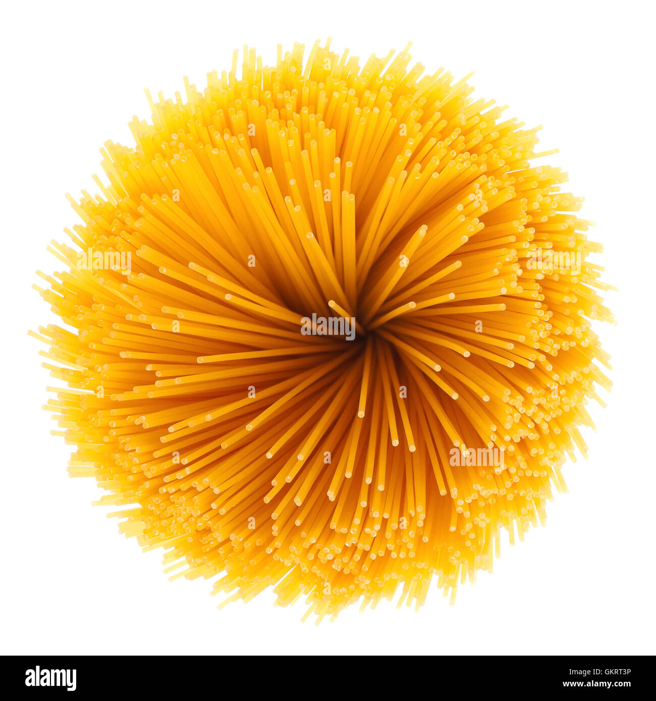 Spaghetti top view Cut Out Stock Images & Pictures - Alamy
