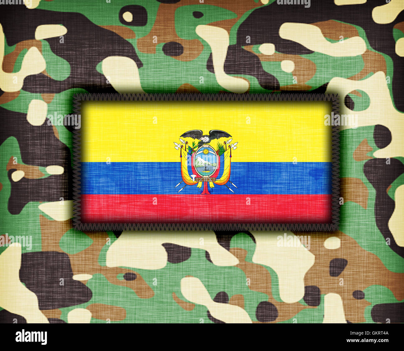 Amy camouflage uniform, Ecuador Stock Photo - Alamy