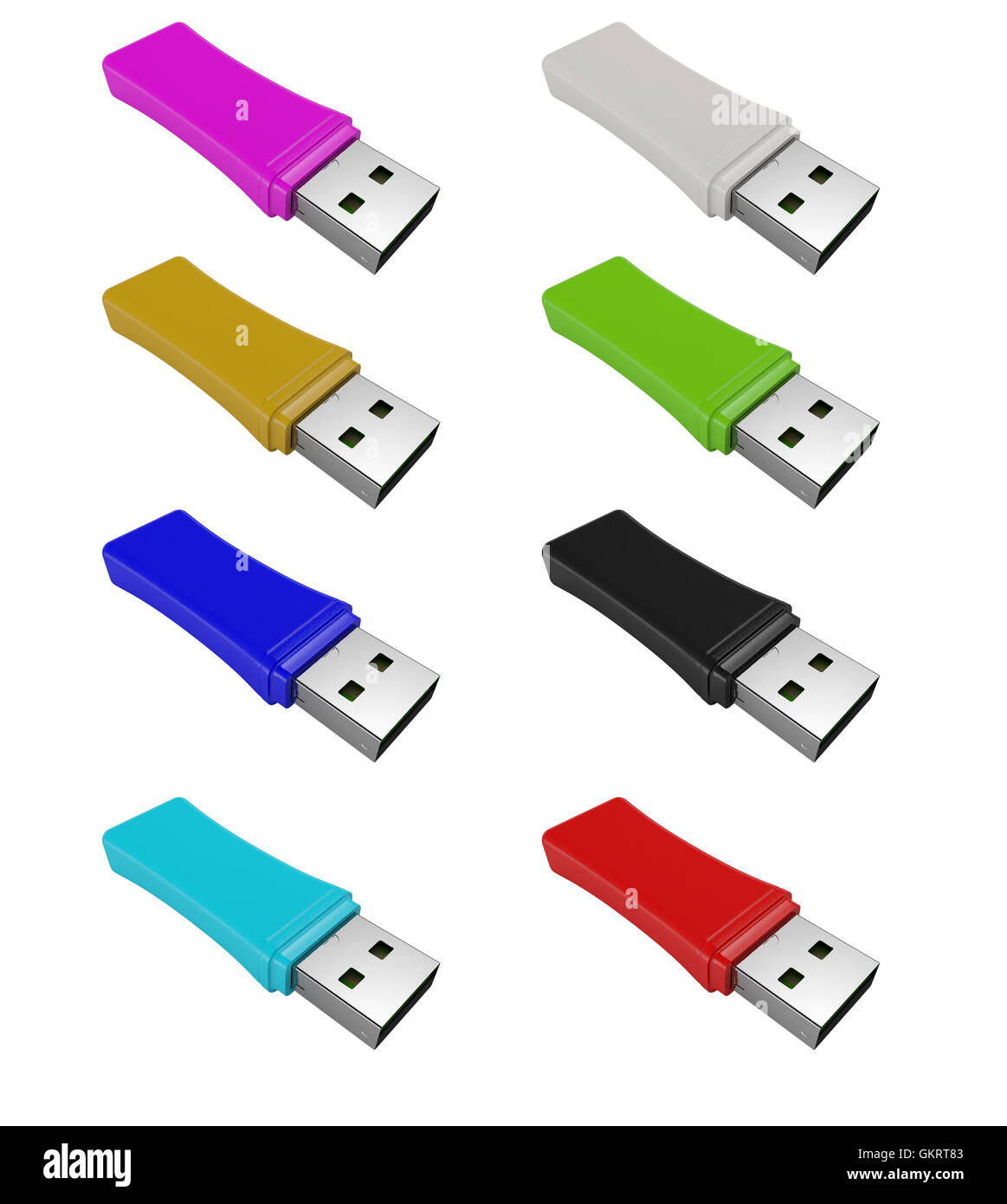 Set flash USB Stock Photo - Alamy