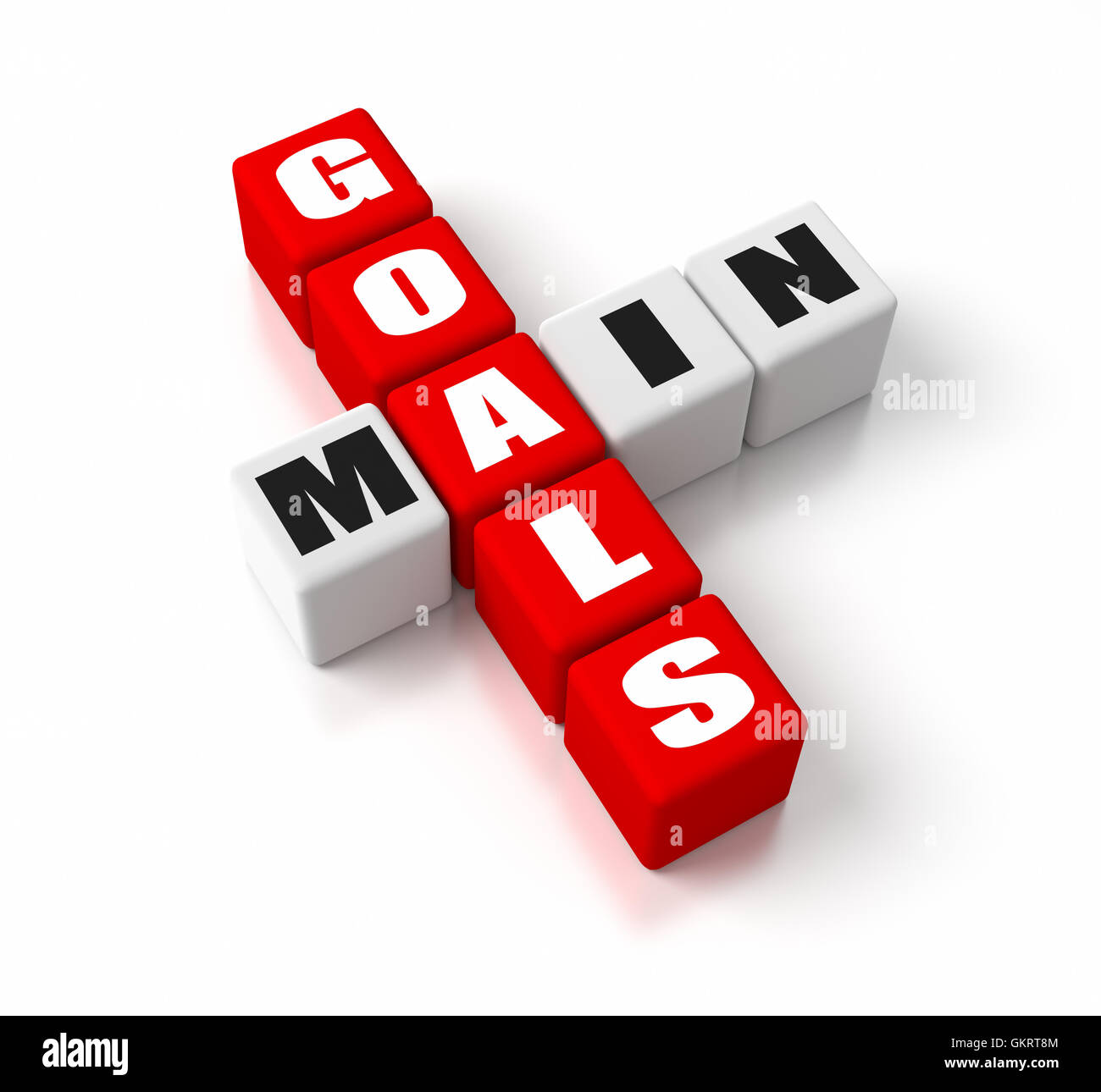 Main Goals Red Stock Photo - Alamy