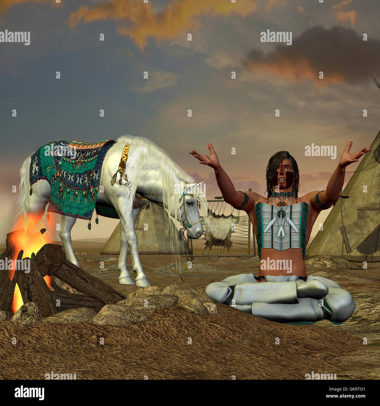 Indian tribe hi-res stock photography and images - Alamy