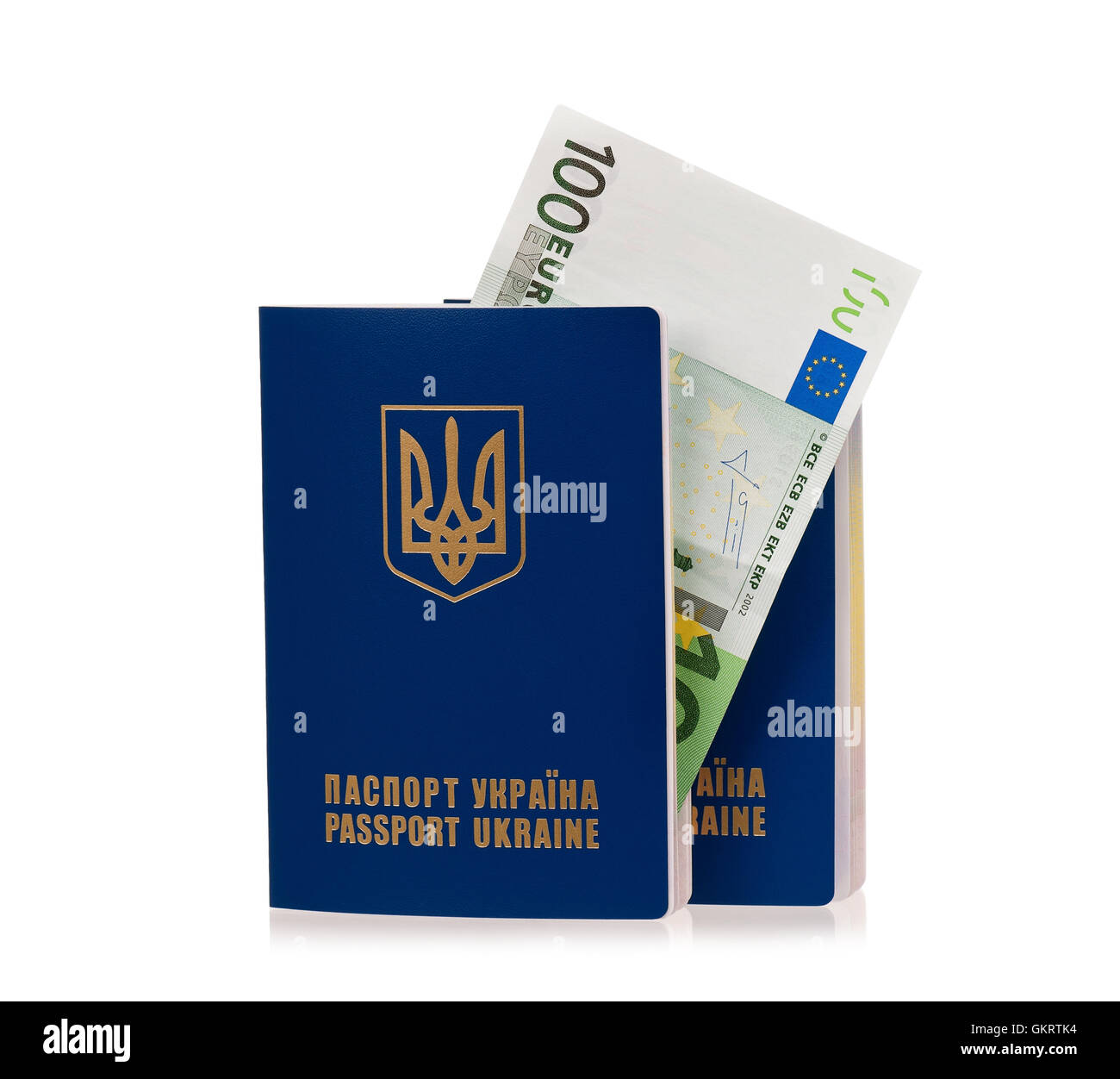 Ukrainian passport Cut Out Stock Images & Pictures - Alamy