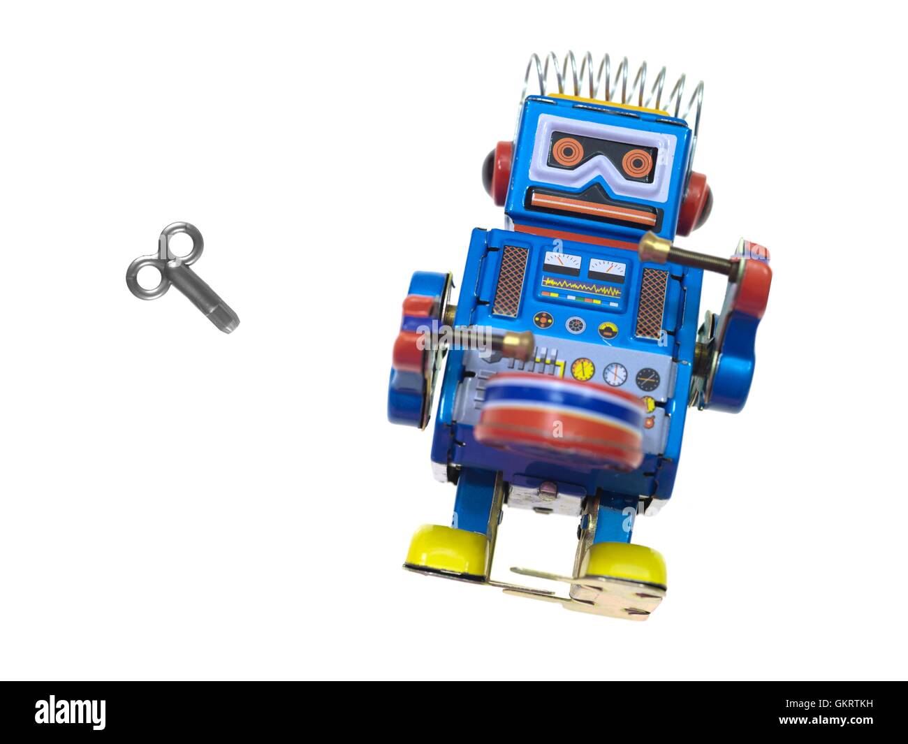 Old fashioned robot Cut Out Stock Images & Pictures - Alamy