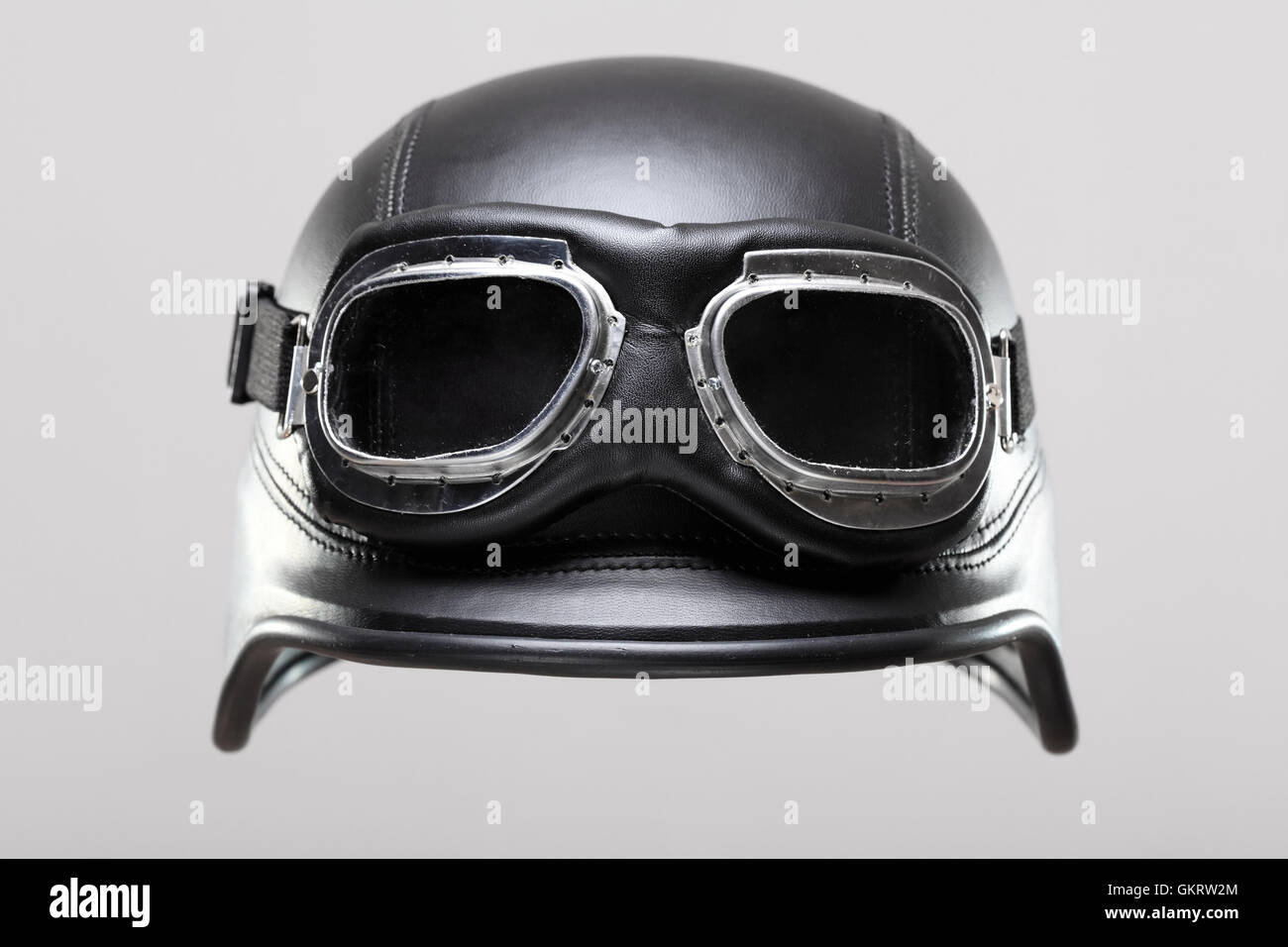 Motorcycle helmet with goggles hi-res stock photography and images - Alamy
