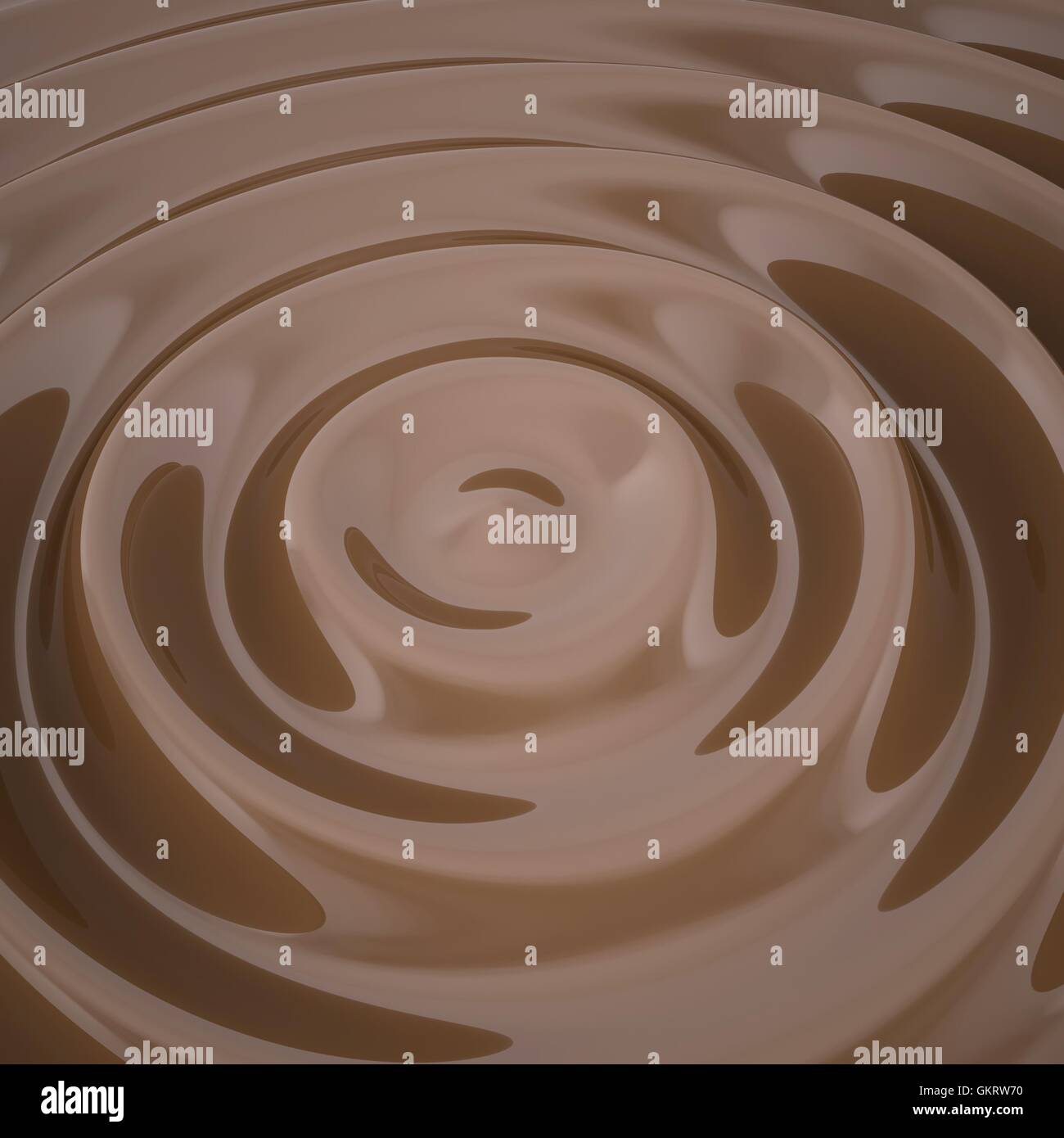 Waves on the surface of the chocolate Stock Photo - Alamy
