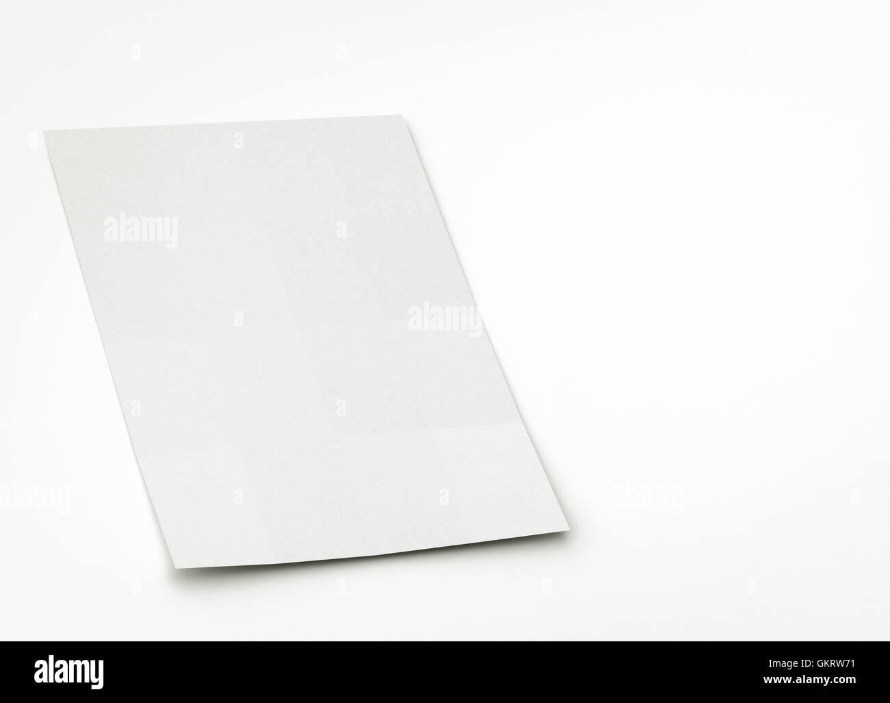 Blank paper brochure sheet hi-res stock photography and images - Alamy