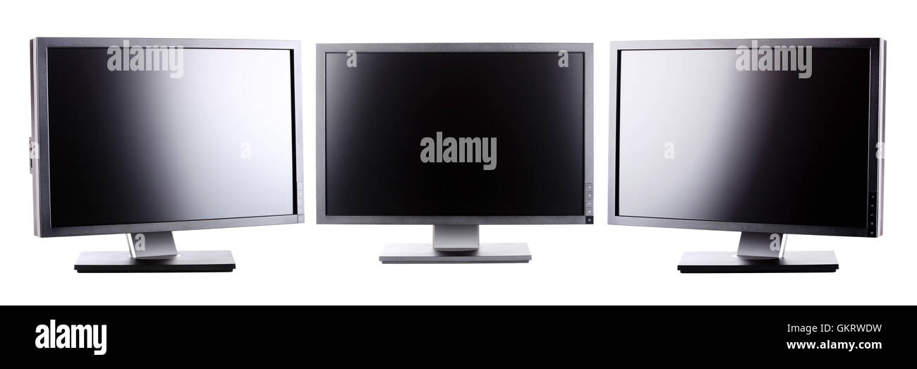 professional lcd monitors Stock Photo - Alamy