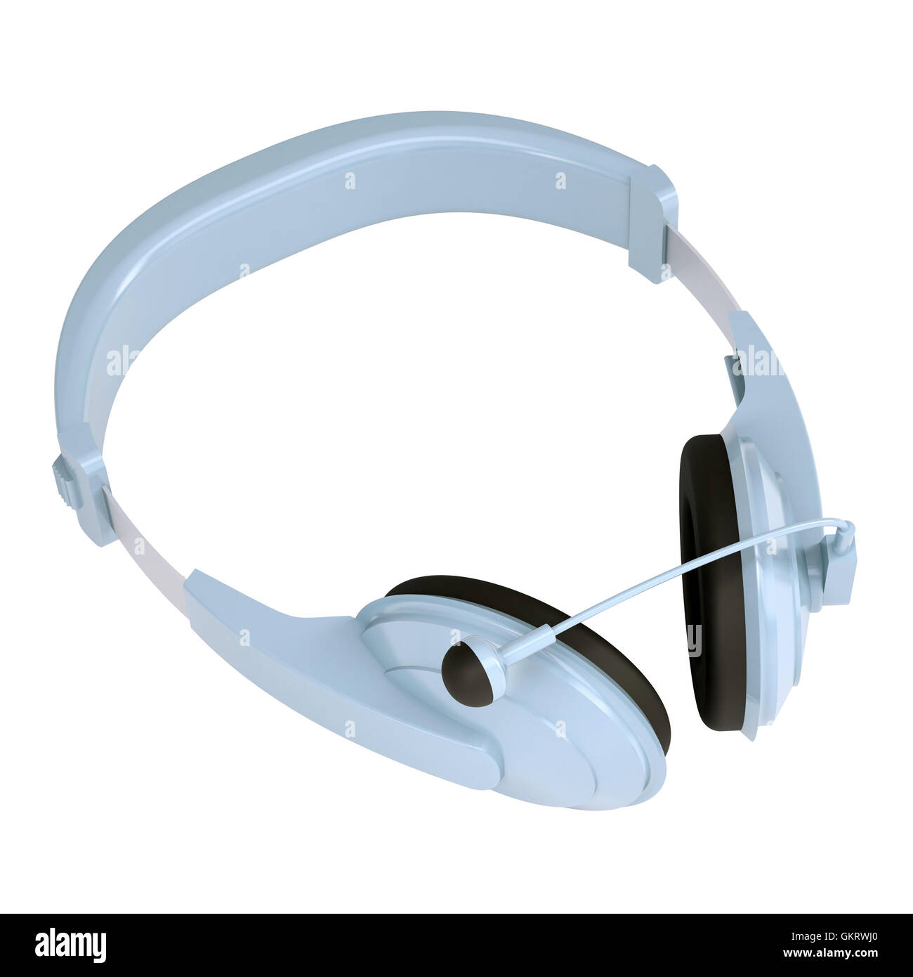 Studio microphone headset recording Cut Out Stock Images & Pictures - Alamy