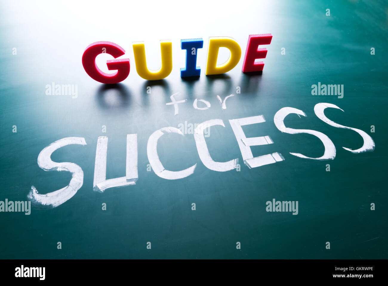 Guide for success concept Stock Photo - Alamy