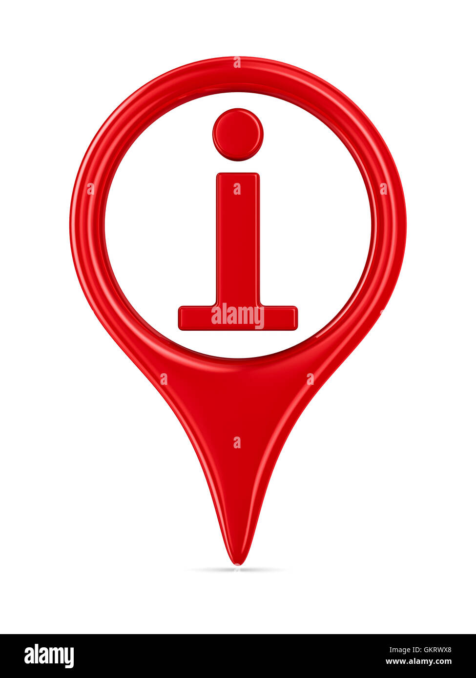 symbol information on white background. Isolated 3D image Stock Photo ...