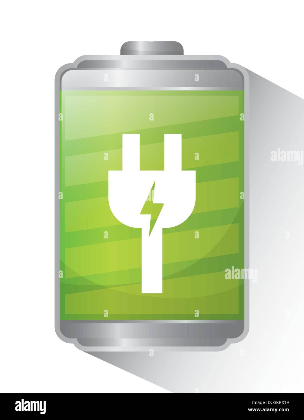 Battery design, energy and power concept, editable vector Stock Vector ...