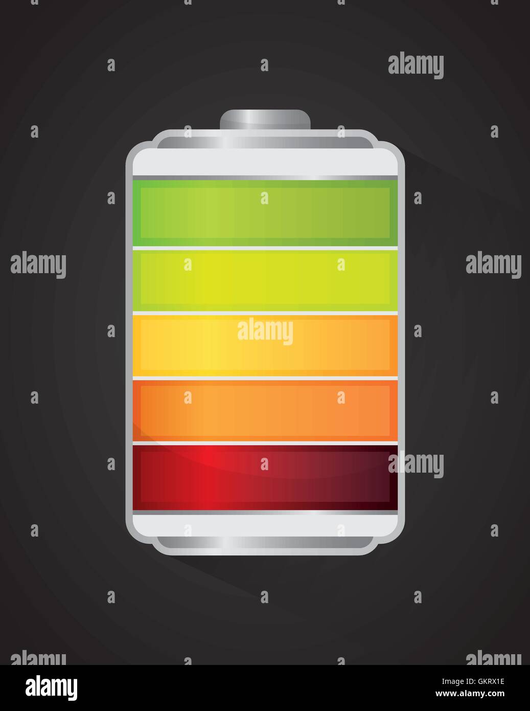 Battery design, energy and power concept, editable vector Stock Vector ...